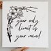 Positive Motivational 15 Floral Border Clipart Bundle PNG SVG Instant ...