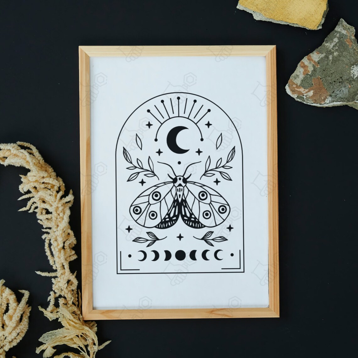 Mystical Moth 10 SVG Moth Svg Moon Moth Svg Magic - Etsy
