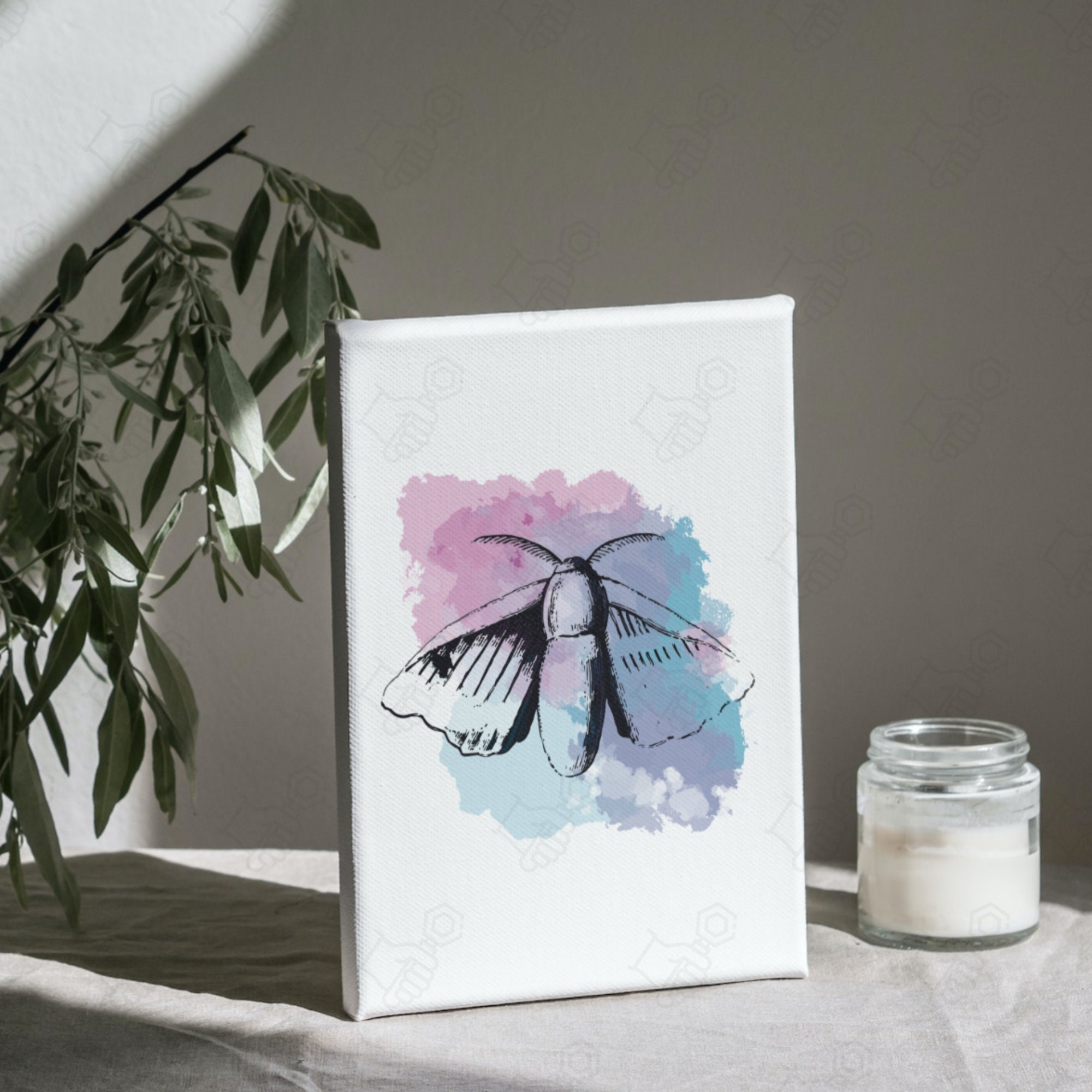 Watercolour Moths 25 Clipart Bundle SVG Instant Download - Etsy