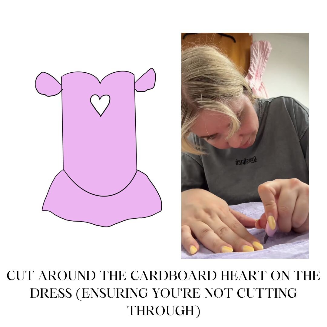 DIY SABRINA HEART Cutout Dress Guide - Etsy