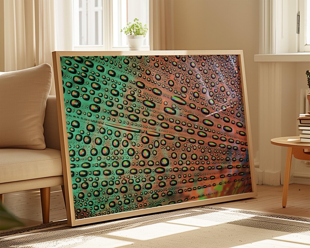 Reflective Abstract Bubble Art, Dew Texture Design, Instant Gradient File, Artistic Light Image ...