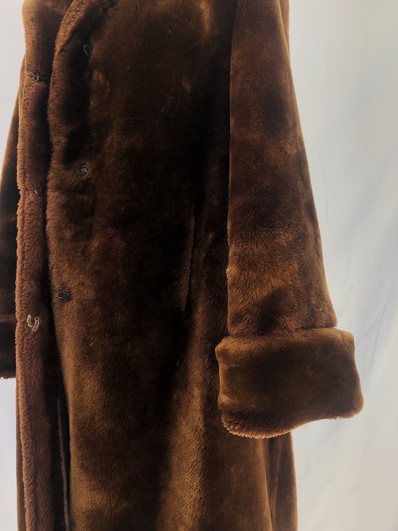 Vintage Mouton Fur Coat - Etsy
