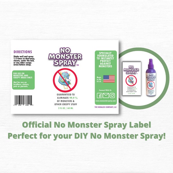 Monster Spray - Etsy