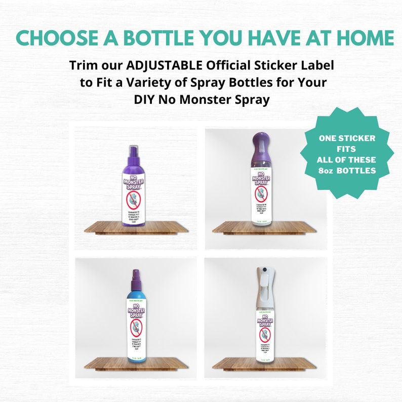 Monster Spray Label Monster Spray Stay Away Monster Spray - Etsy