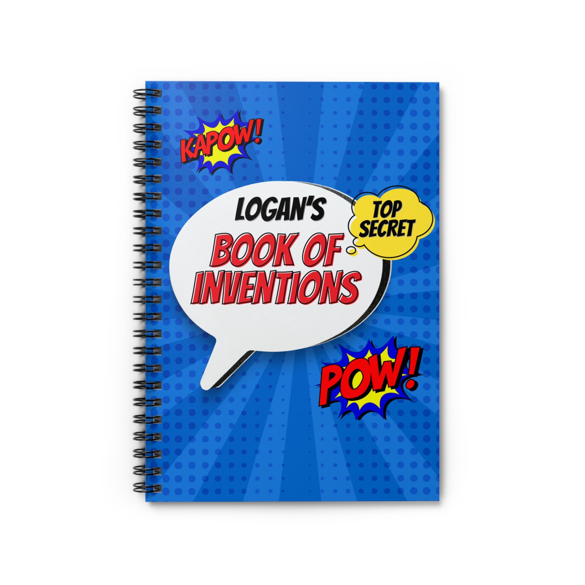 Personalized Boys Notebook, Sketchbook, Journal, Notebook, Tween Boys ...