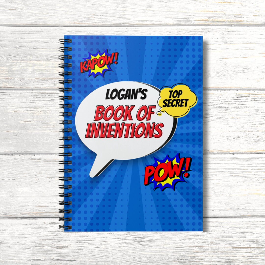 Personalized Boys Notebook, Sketchbook, Journal, Notebook, Tween Boys ...