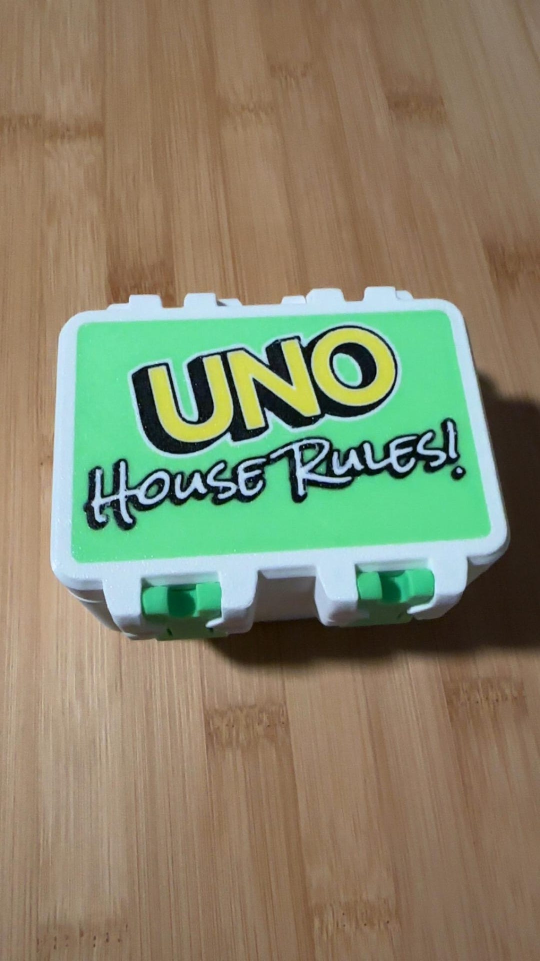 Uno House Rules Card Box - Etsy