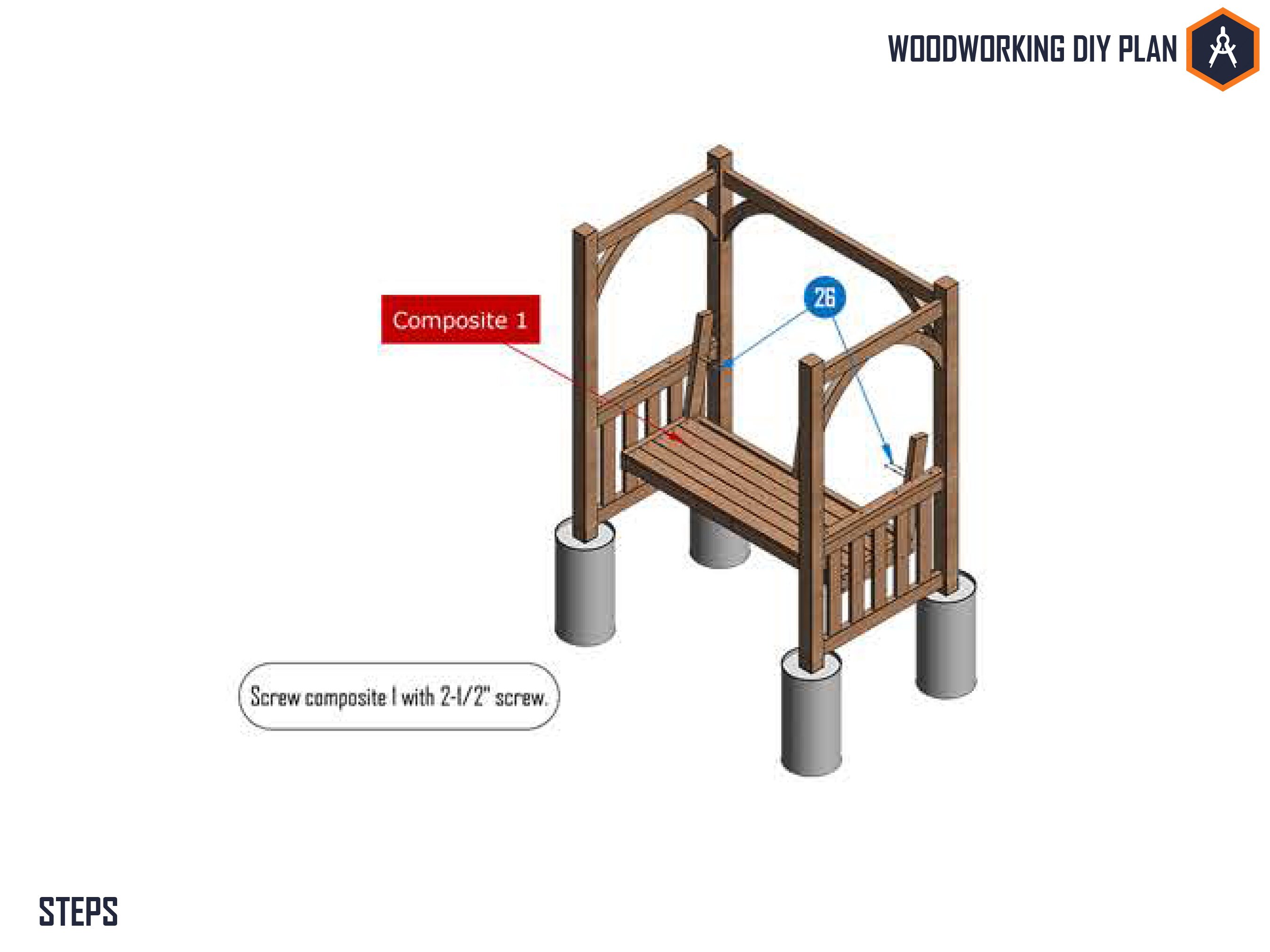 Arbor Bench Plan Diy Bench Plan Bench Project Etsy