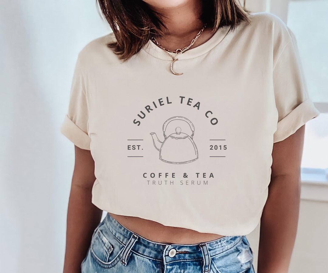 Suriel Tea Co Shirt Coffee and Tea Shirt Tea House Shirt - Etsy