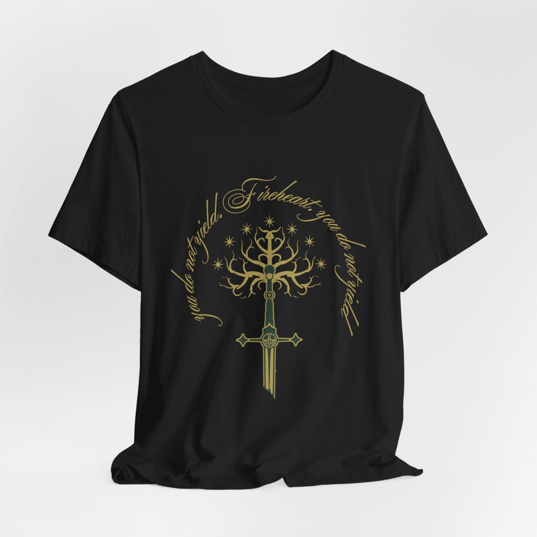 Fireheart Sword T-shirt: Throne of Glass Bookish Merch - Etsy