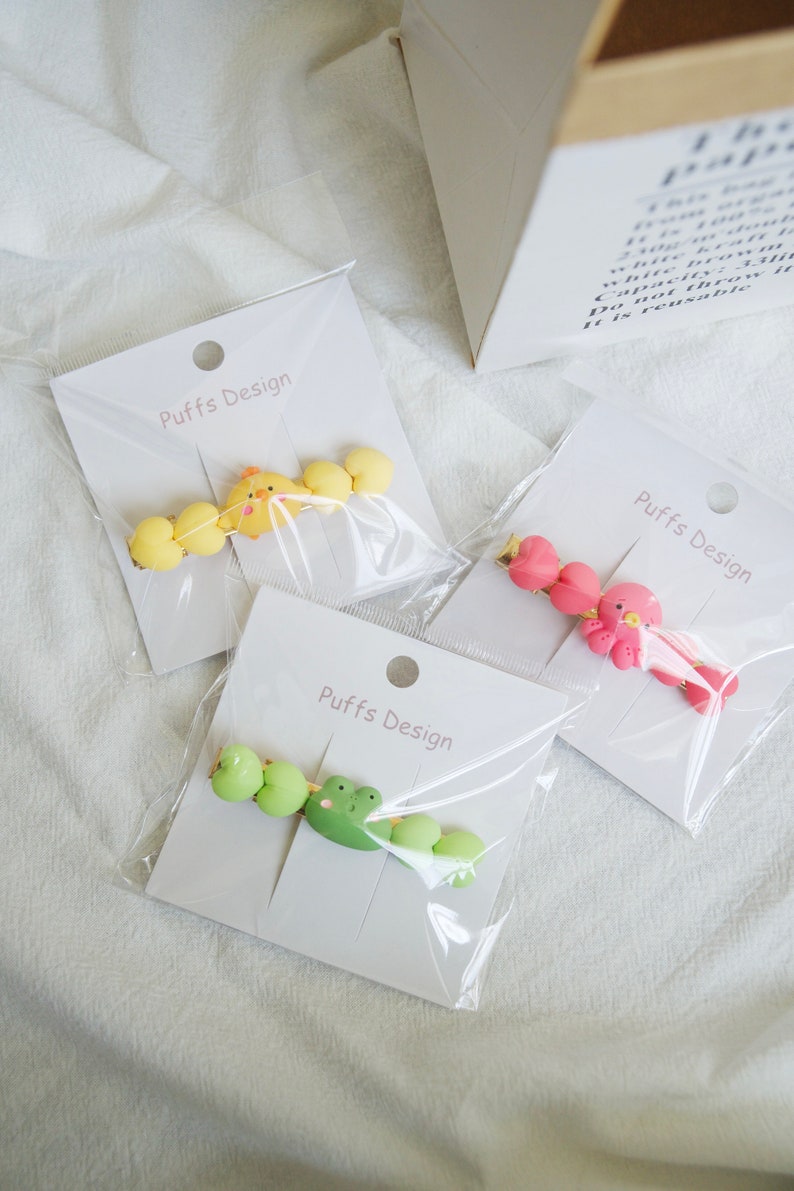 Handmade Resin Alligator Hair Clip - Cute Cartoon Animal Barrette ...