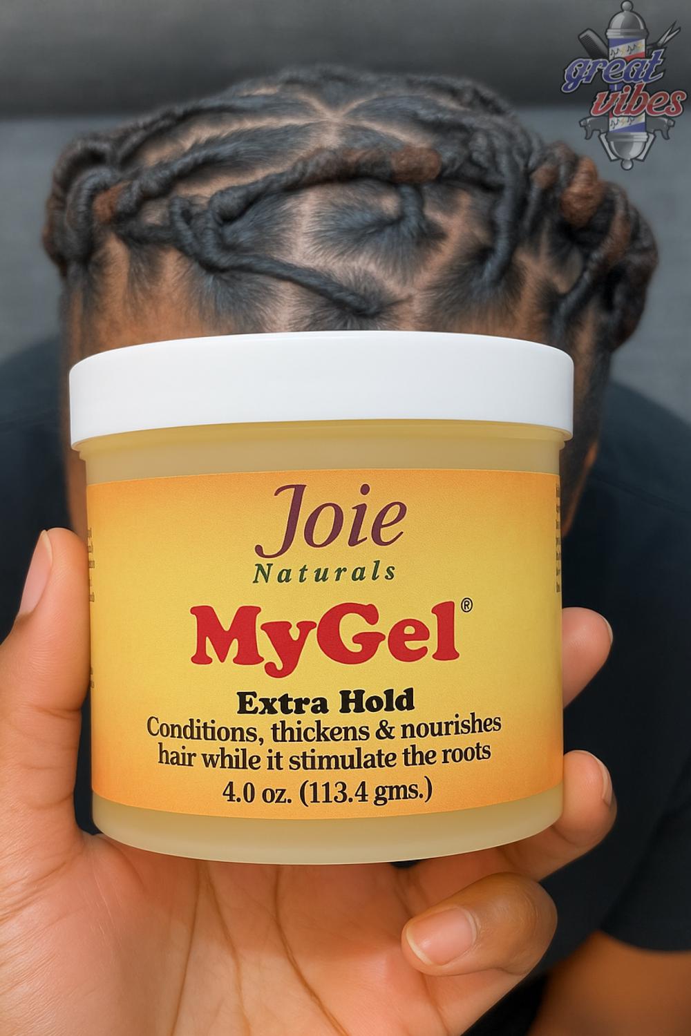 Joie Naturals Mygel – Plant-based Hair Styling Gel for Locs, Edges ...