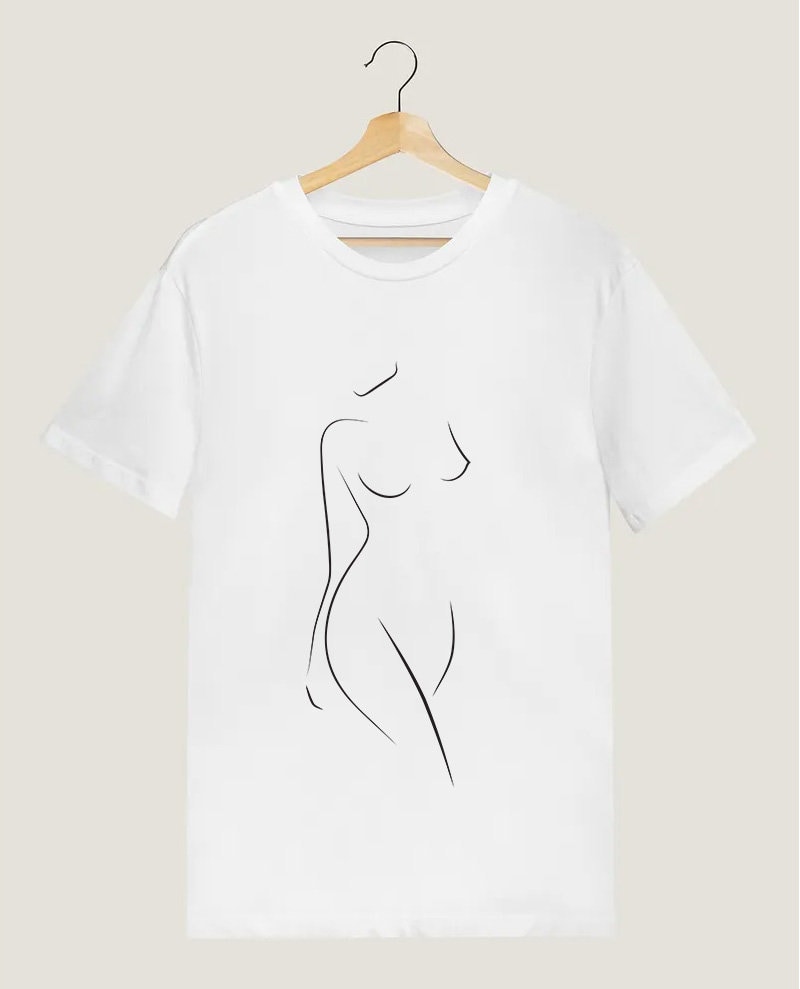 Female Body Line Art Png Svg, Woman Body, Feminine Line Art, Wall Art ...