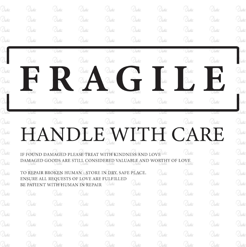 Fragile Handle With Care Hoodie, Mental Health Sweatshirt, VSCO Hoodie ...