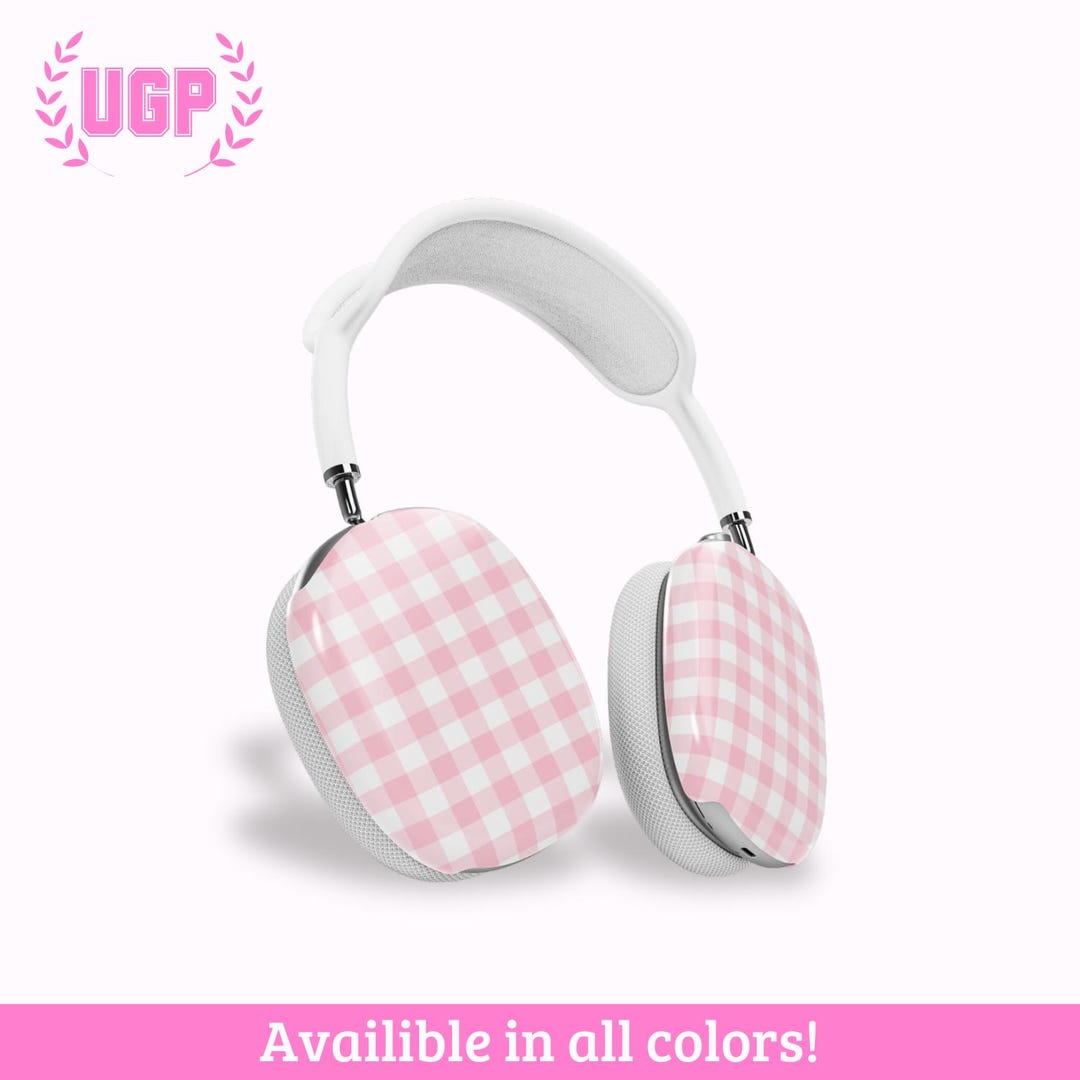 Pink Gingham Trendy AirPod Max Case - Etsy