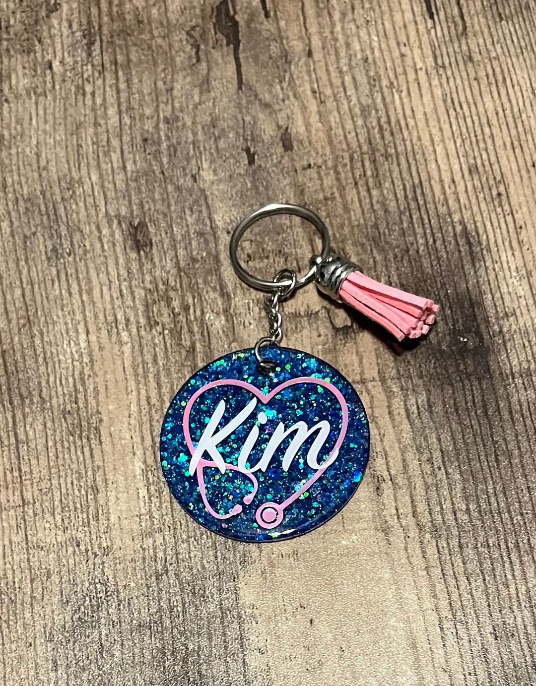 Personalized Nurse Keychains L Nurse Gift L Glitter Keychain L Name ...