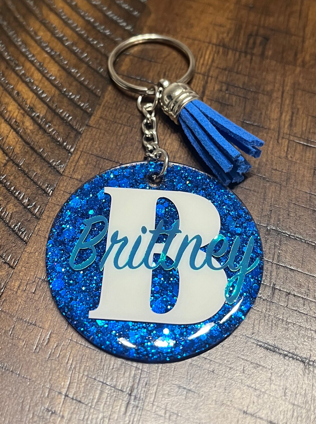 Glitter Keychains L Personalized Keychains L Backpack Keychain L ...