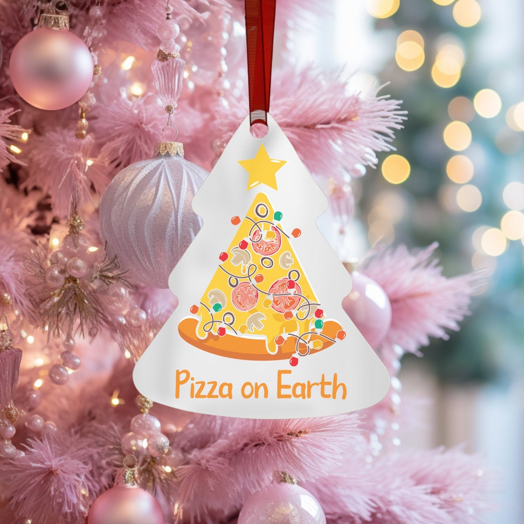 Funny Pizza Ornament, Cute Pizza Ornament, Pizza Lover, Pizza Lover ...