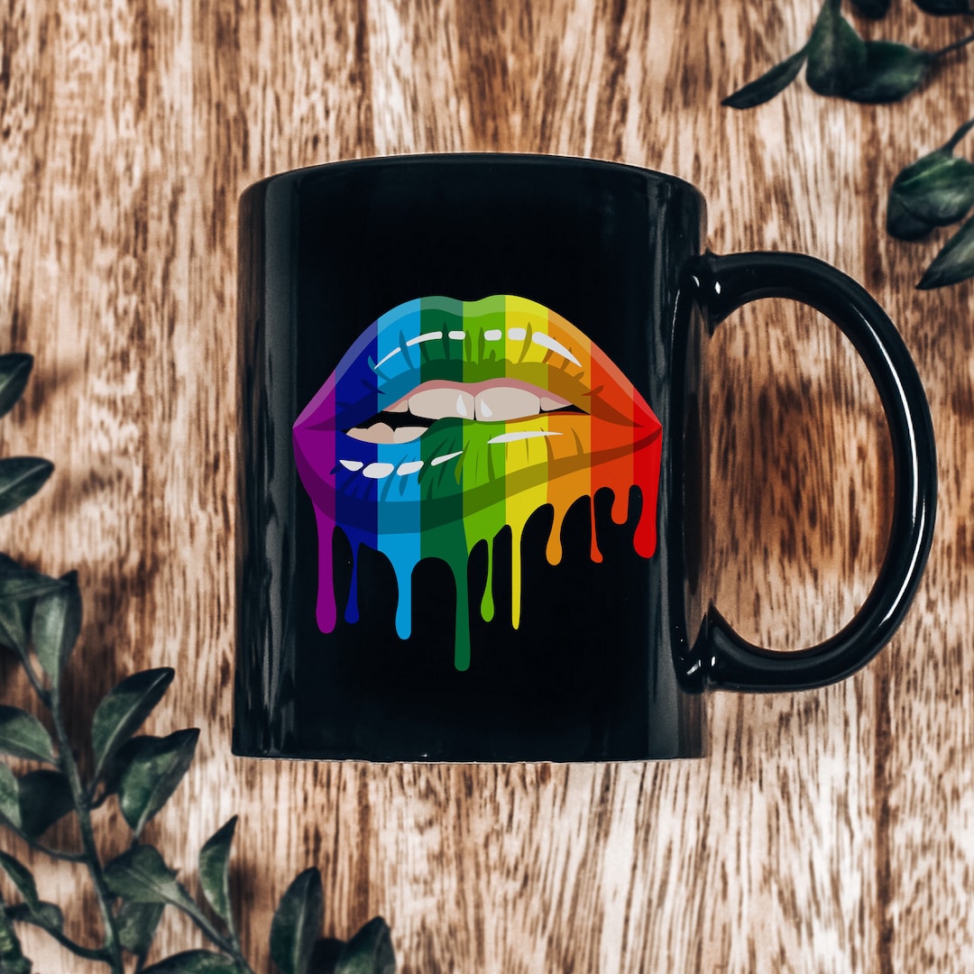 PRIDE Lips Mug, Pride Month, Celebrate Pride Month, Pride Gifts, Cute ...