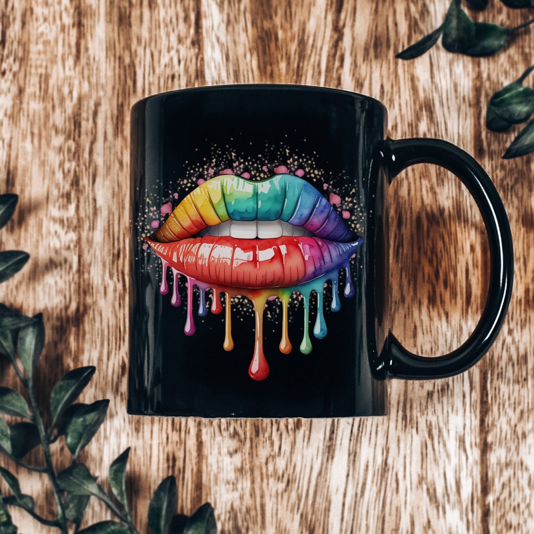 PRIDE Lips Mug, Pride Month, Celebrate Pride Month, Pride Gifts, Pride ...