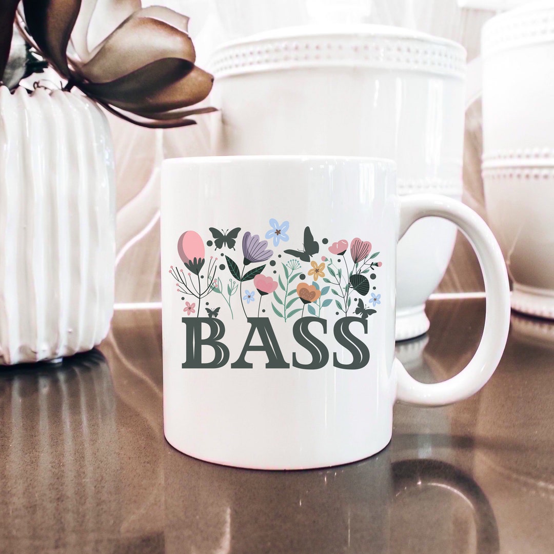 Floral Bass Singer Mug, Barbershop Singer, Barbershop Singing, Singers ...