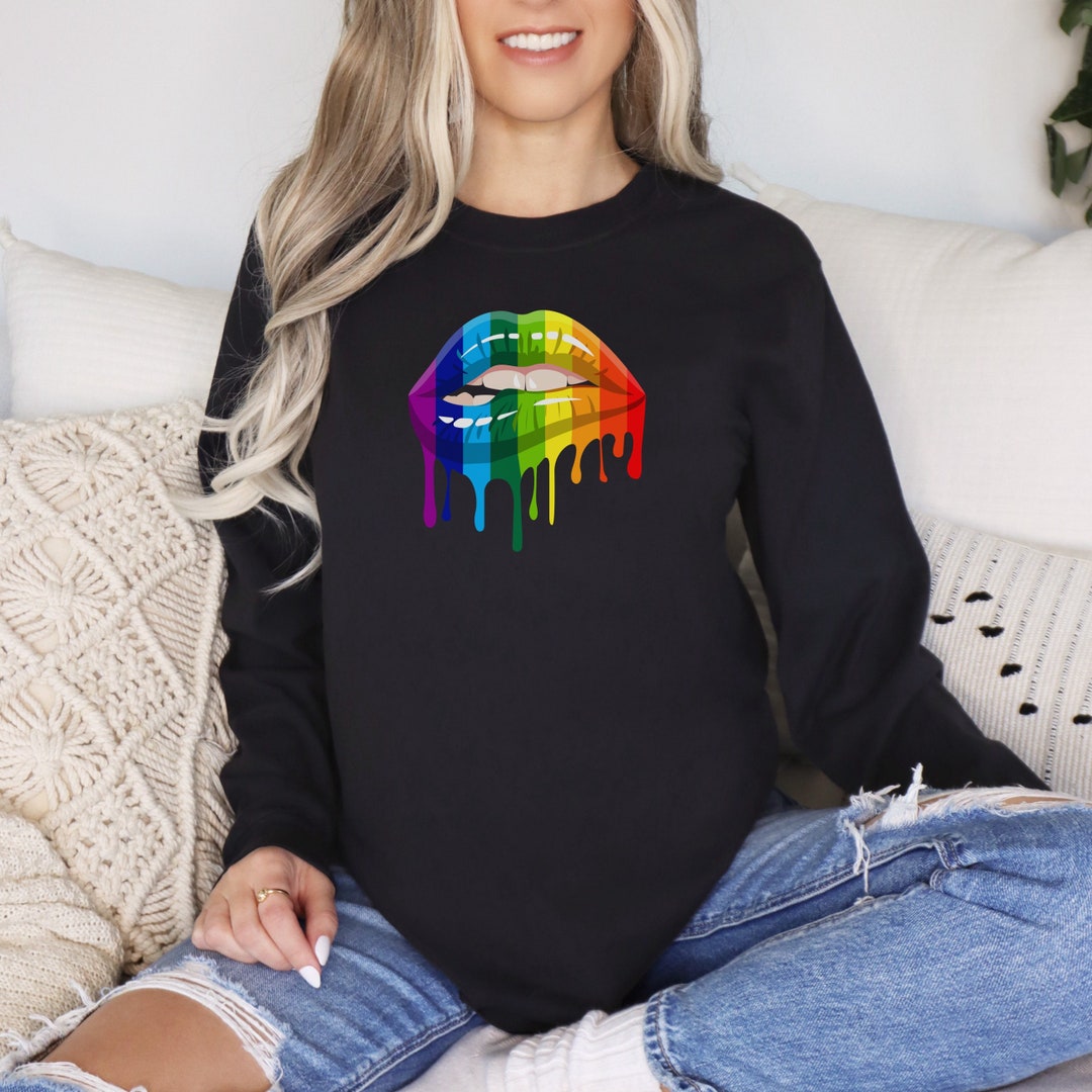 Pride Lips Shirt, Pride Shirts, Celebrate Pride, Pride Gear, Pride ...