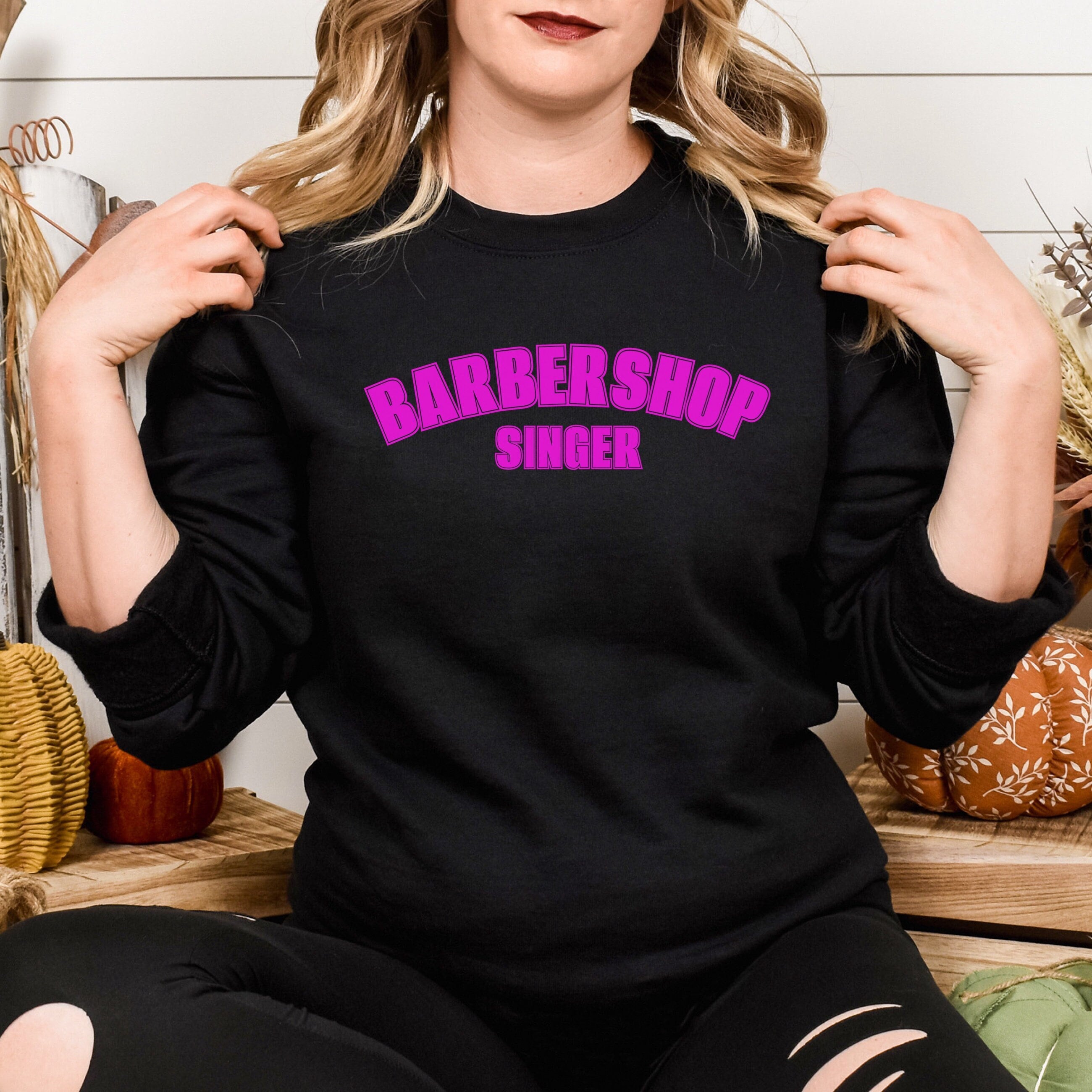 Varsity Barbershop Singer Sweatshirt, Barbershop Singer, Barbershop ...