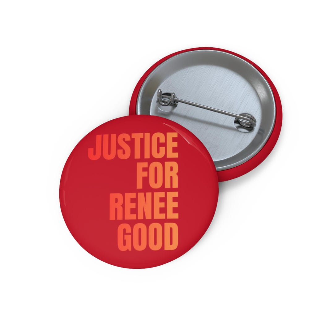 Justice for Renee Good Anti Ice Peaceful Demonstration Pin Buttons - Etsy