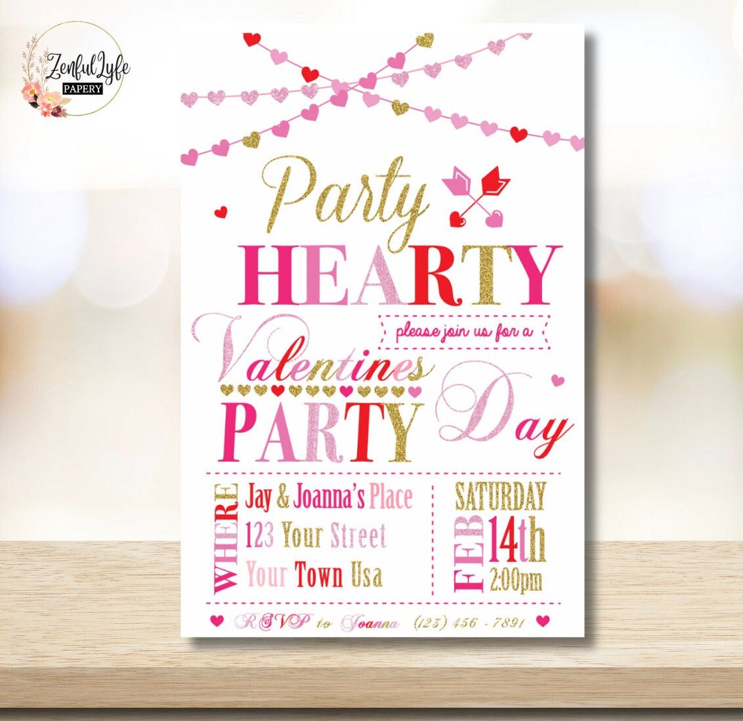 Valentines Day Invitation, Custom Made Invitation, Communion Invitation ...