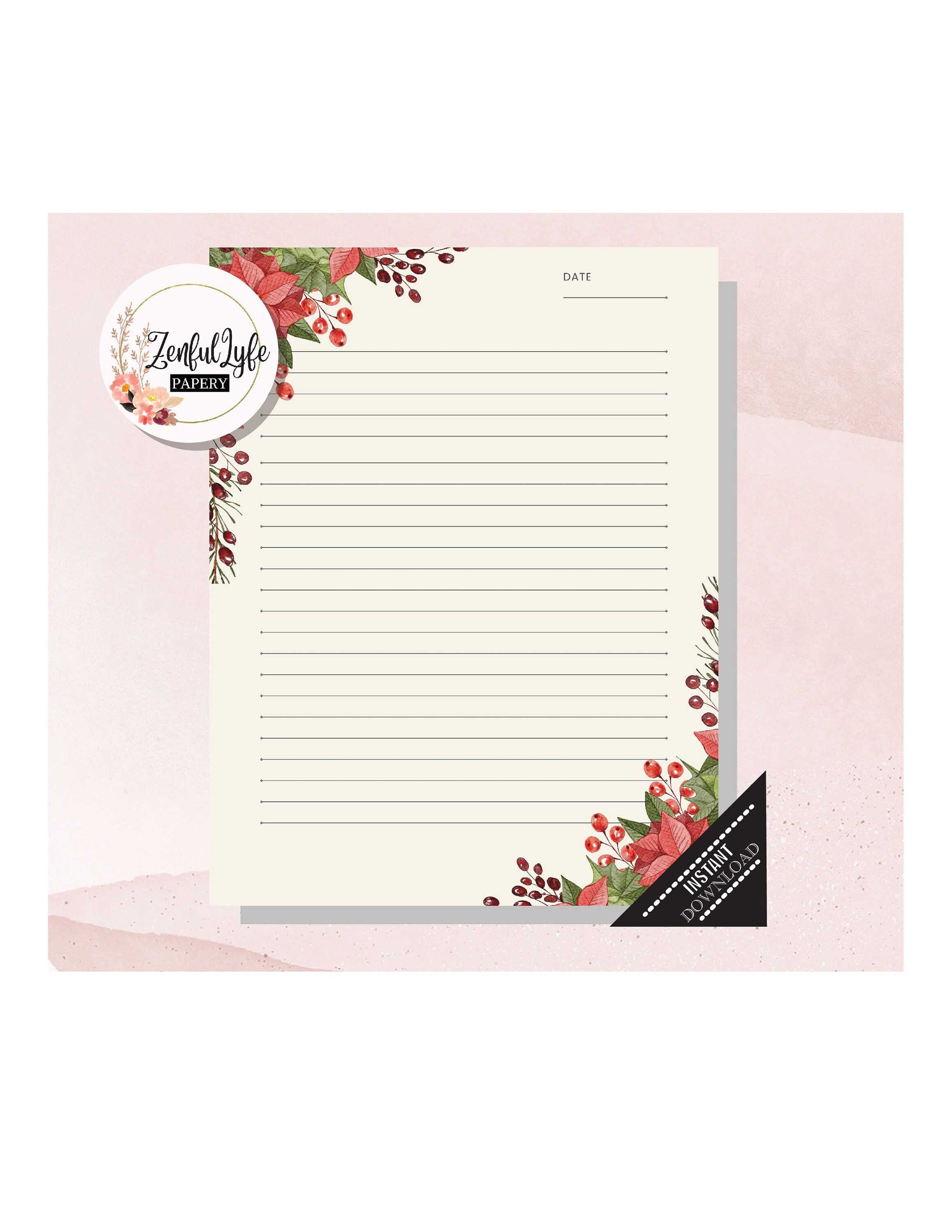 Stationary Paper Instant Download - Etsy