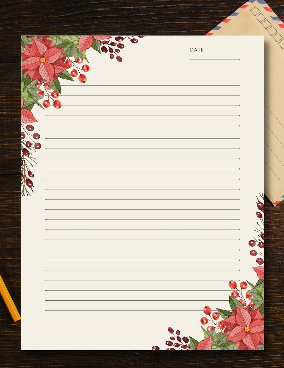 Stationary Paper Instant Download - Etsy