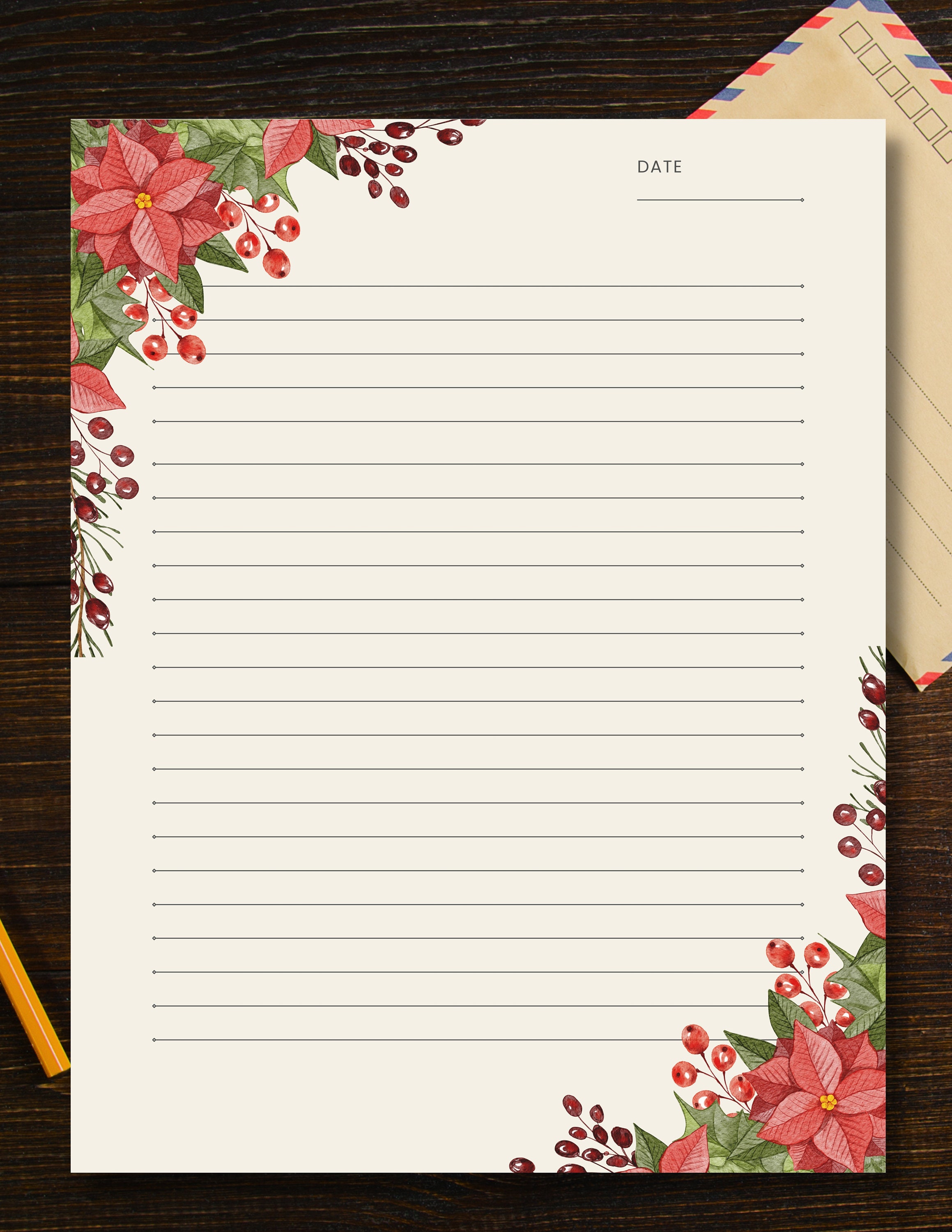 Stationary Paper Instant Download - Etsy