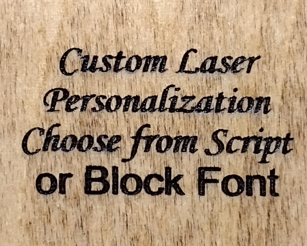 Custom Laser Personalization - Etsy