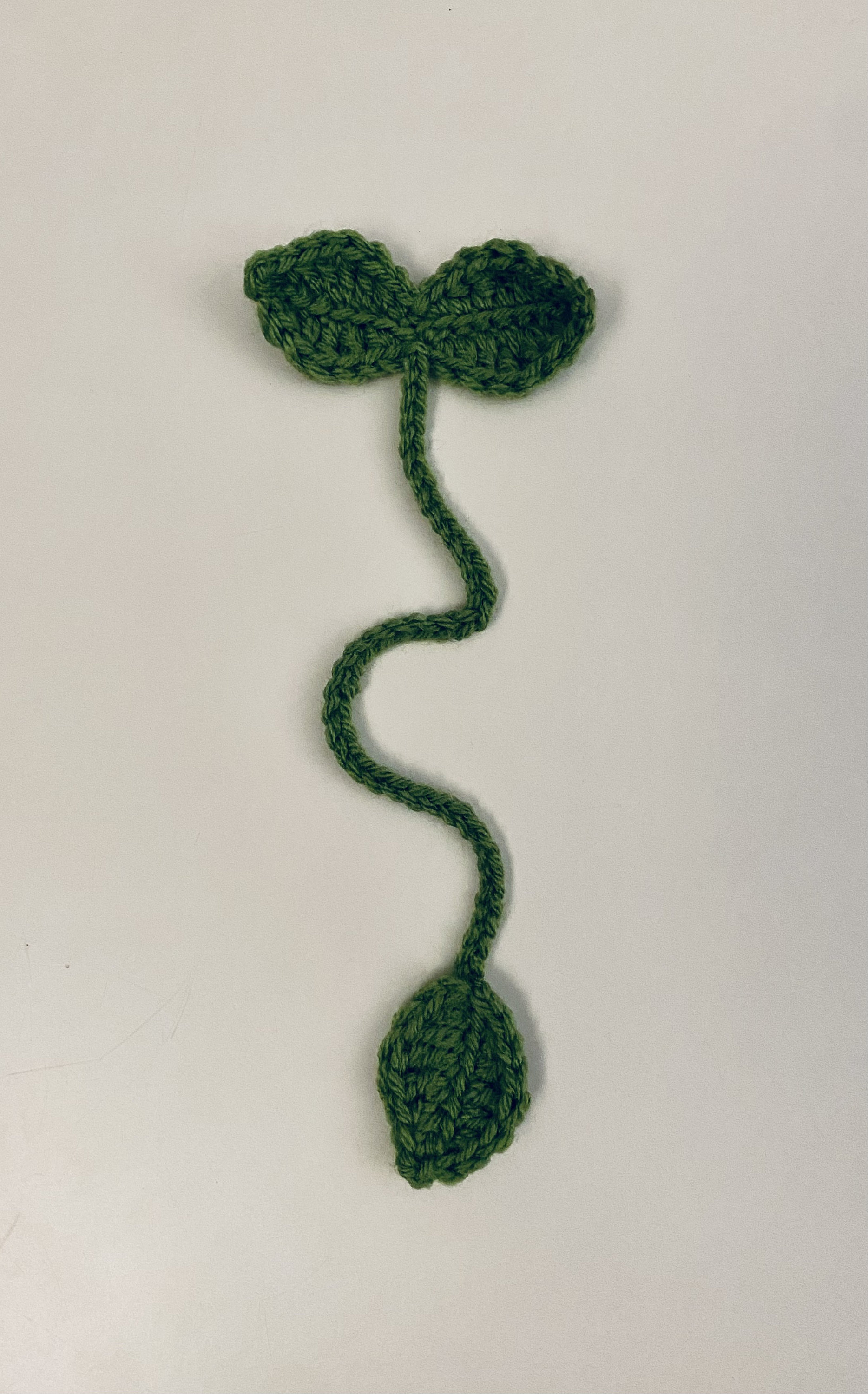 DIGITAL Sprout Bookmark Pattern Crochet Bookmark Pattern - Etsy