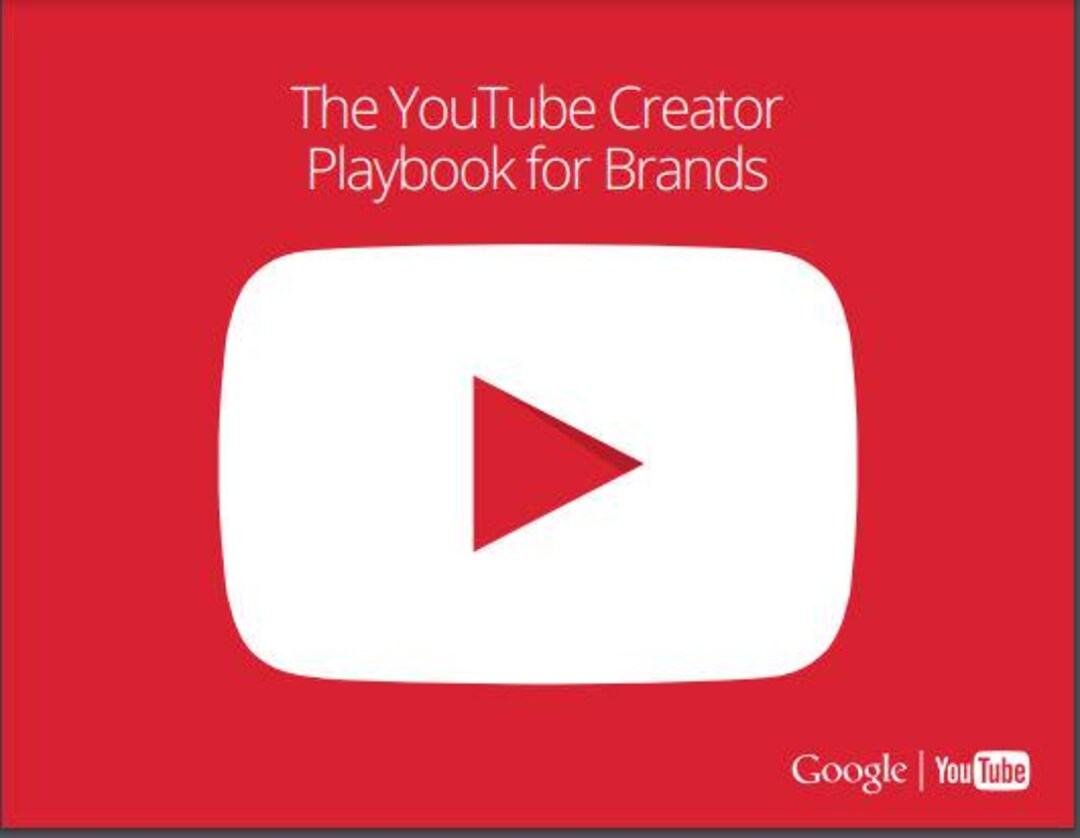 The Youtube Creator Playbook for Brands PDF - Etsy