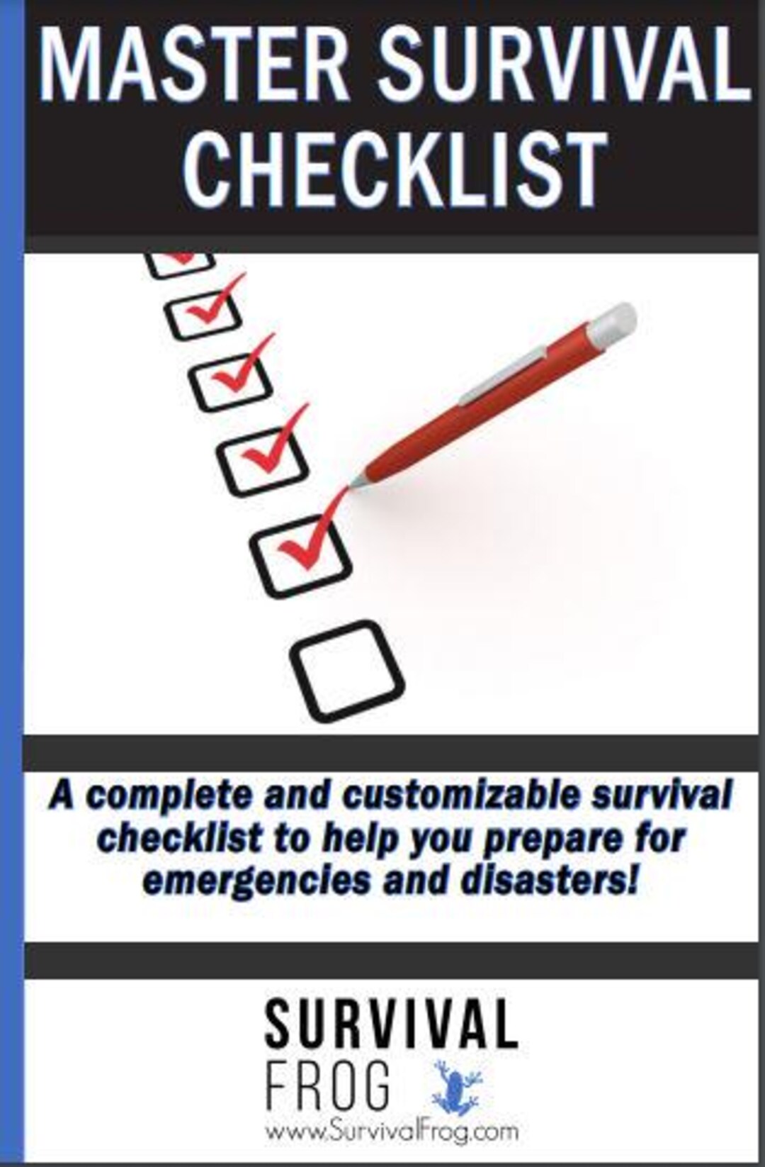 Master Survival Checklist: Complete Customizable Emergency Prep Guide ...