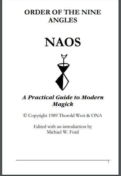 Order of the Nine Angles NAOS: A Practical Guide to Modern Magick by ...