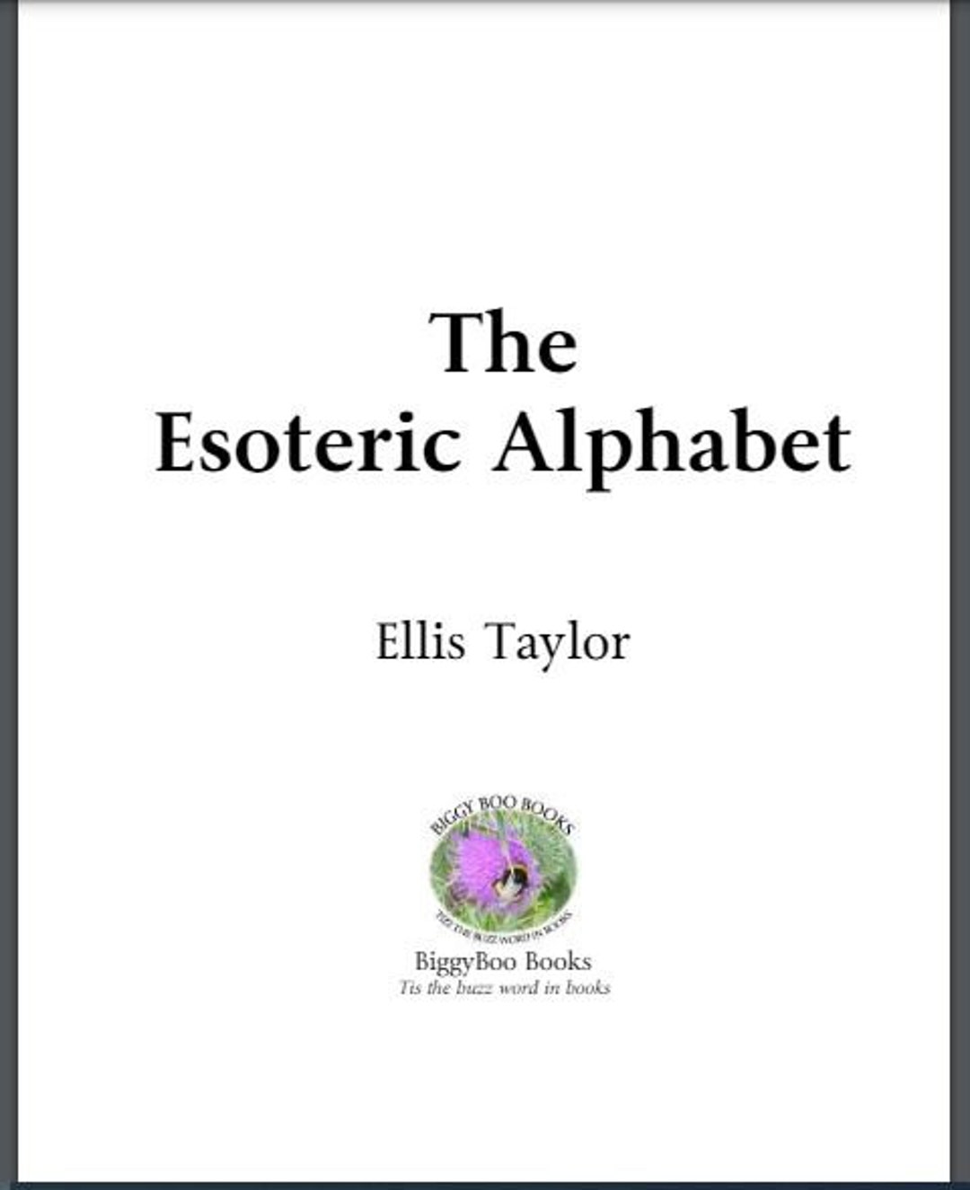 The Esoteric Alphabet by Ellis Taylor: Sacred Symbolism Ebook (PDF) - Etsy
