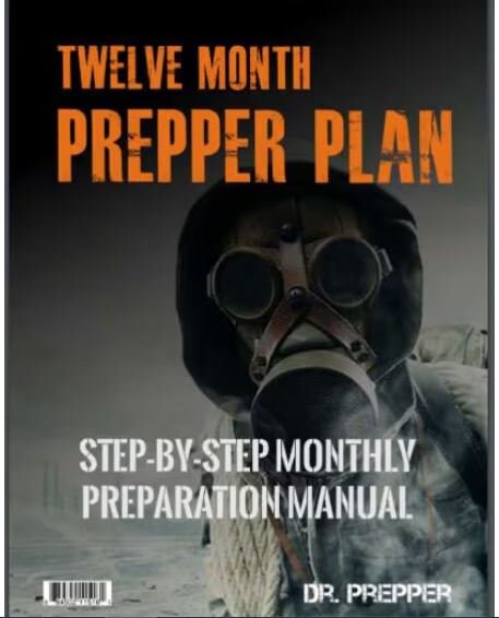 Twelve Month Prepper Plan by Dr Prepper Emergency Preparedness Survival ...
