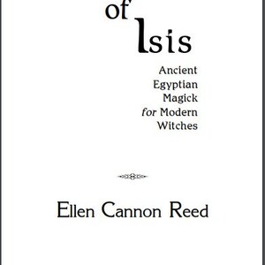 Circle of Isis Ancient Egyptian Magick for Modern Witches by - Etsy