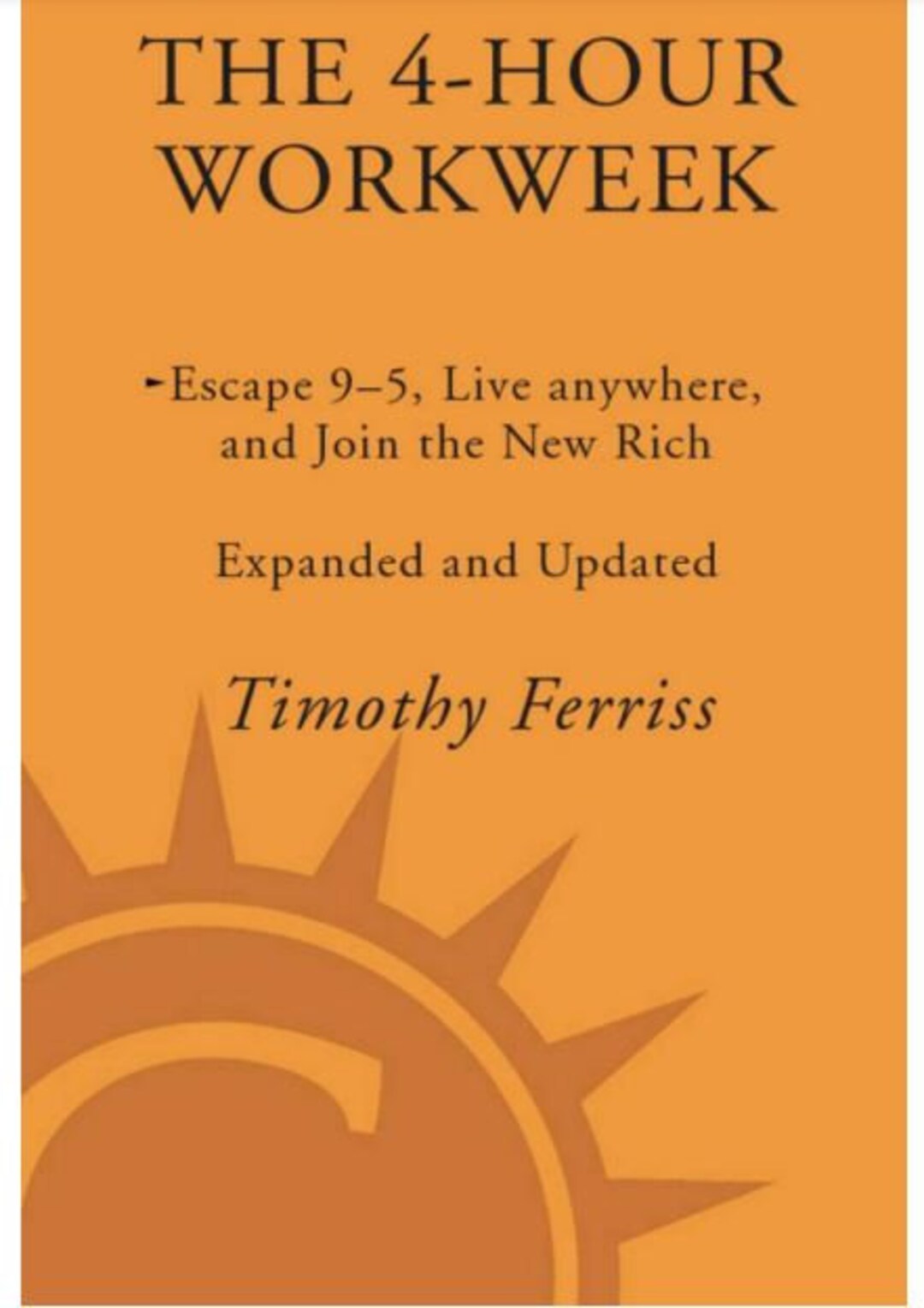 The 4-hour Workweek: Escape the 9-5, Live Anywhere, & Achieve Financial Freedom | Tim Ferriss ...