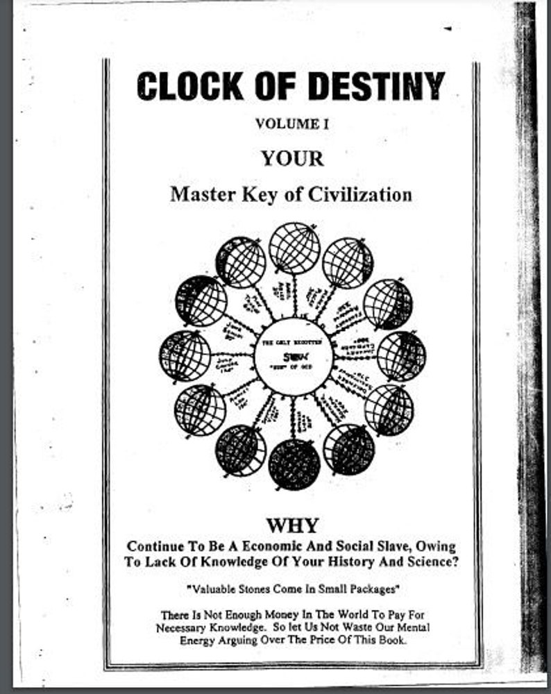 Clock of Destiny Vol. 1 Your Master Key of Civilization C. M. Bey PDF ...