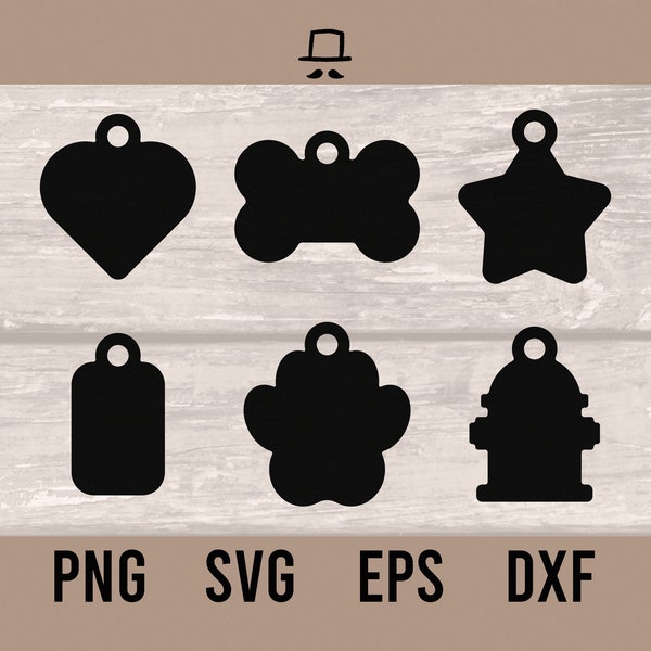 Dog Tag Svg Free - Etsy