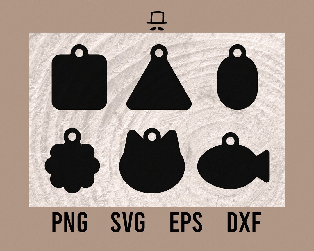 Pet Tag SVG Bundle, Digital Download, Cut Files for DIY Cat Tags ...