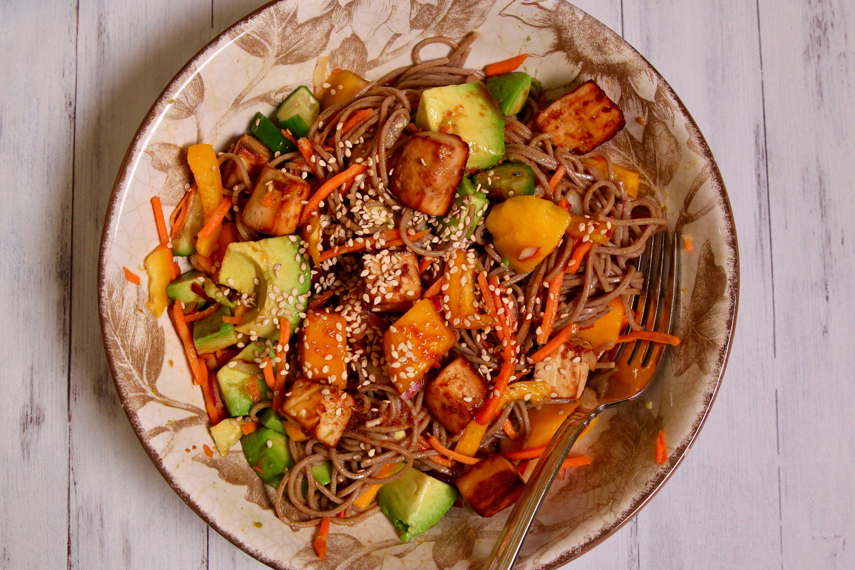 Island Breeze Soba Noodle Bowl Recipe Download * Plant Based * Vegan ...