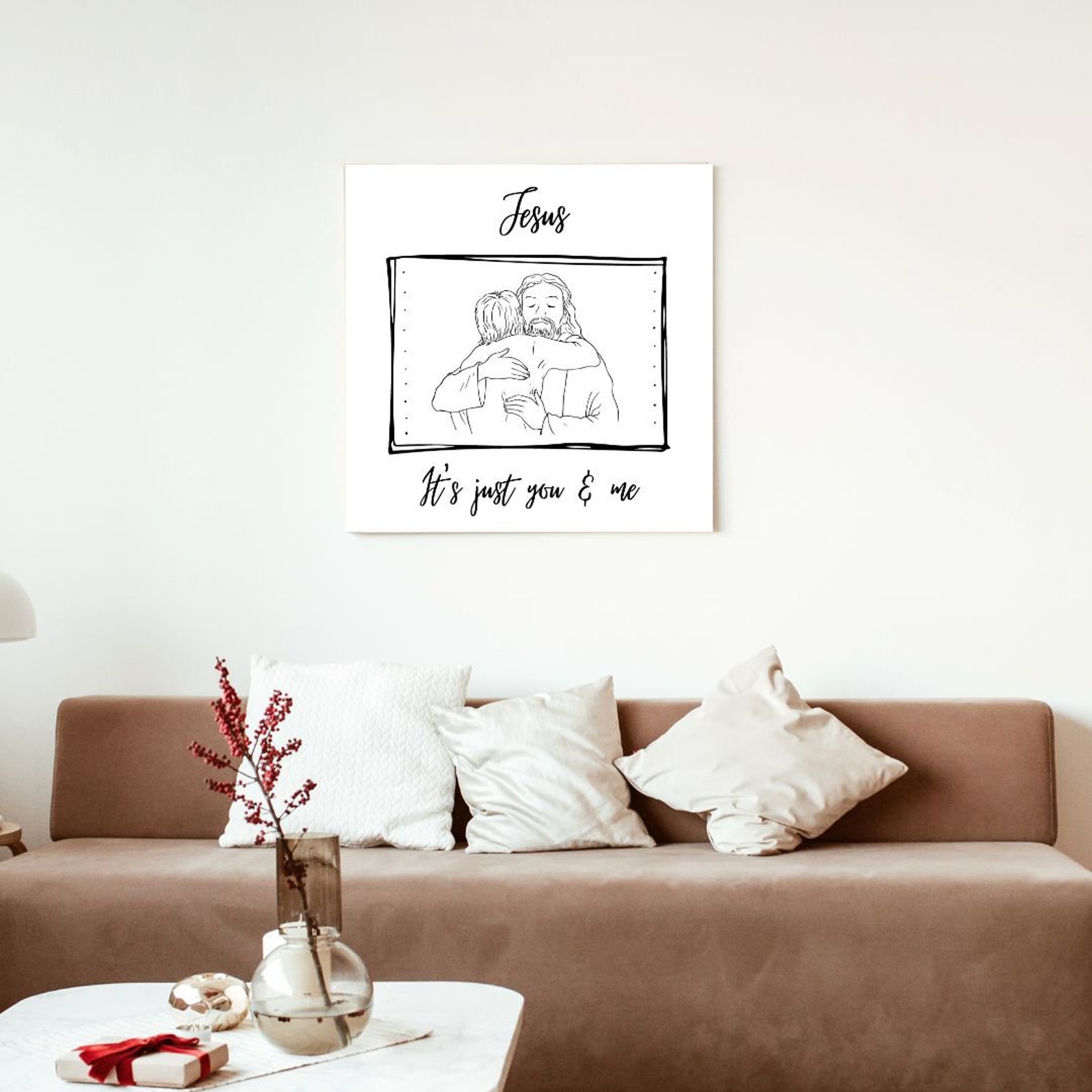 Jesus Hugging Me Art Work JESUS and ME jesus Holding Me Printable ...