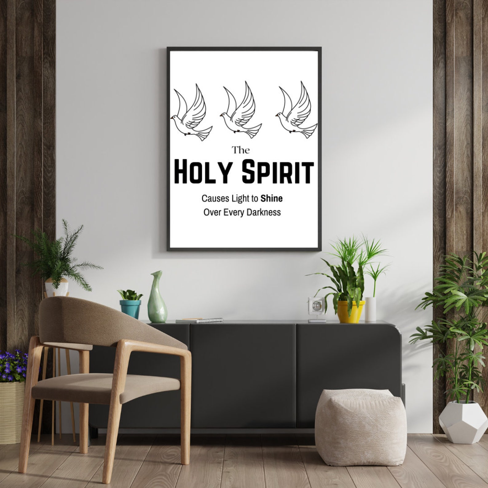 HOLY SPIRIT Printable Bible Verse Christian Wall Art Decor - Etsy