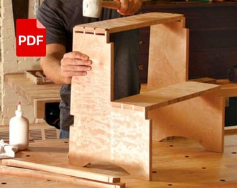 Wooden Basic Stool - Etsy