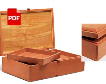 Small Wood Box Plans - Etsy