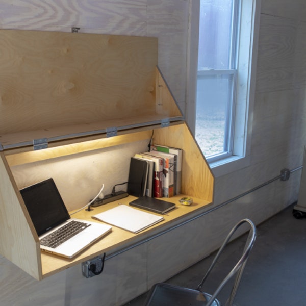 Folding Wall Desk - Etsy
